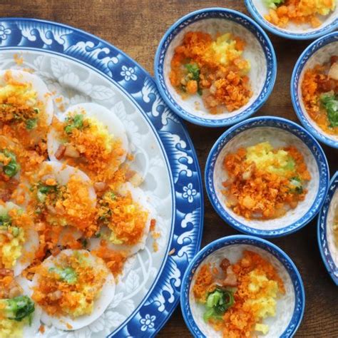 Vietnamese Steamed Rice Cakes Bánh Bèo Vietnamese Food Recipes