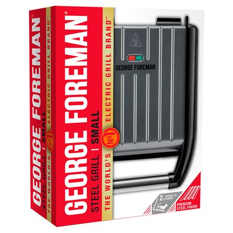 George Foreman Steel Grill Small Appliances Iceland Foods