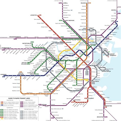 Mbta Maps Color 2018