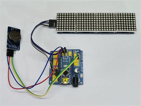 Diy Arduino Holographic Matrix Clock Hackaday Io