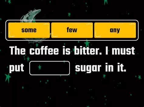 Cloze Test Quantifiers Complete The Sentence