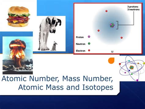 Ppt Atomic Number Mass Number Atomic Mass And Isotopes Powerpoint