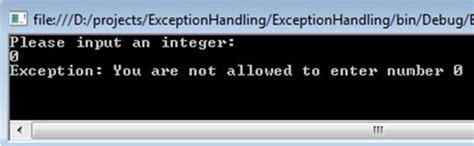 Exception Handling With C
