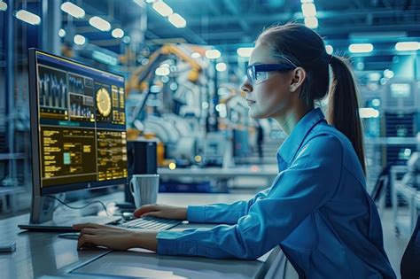 Engineers Optimizing Sustainable Processes With Passion And Generative Ai Premium Ai Generated