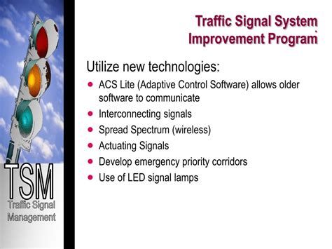 Ppt Traffic Signal Management Powerpoint Presentation Free Download Id9177018