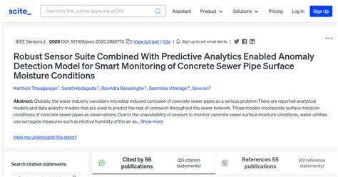 robust sensor suite combined with predictive analytics enabled anomaly