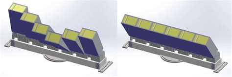 CAD Renderings Of Physical Model In Modular Flap Left And Rigid Flap Download Scientific
