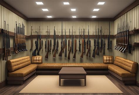 Slatwall Gun Room A Professional Solution For Safe And Organized