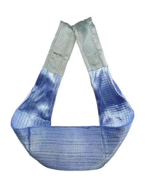 Élingue Textile Sangle Plate De Levage Cmu 8 Tonnes Bleue 2