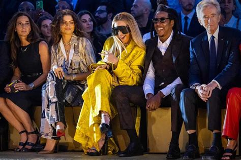 Beyoncé and Zendaya Have an Ultra Glam Moment in the Front Row at the Louis Vuitton Show