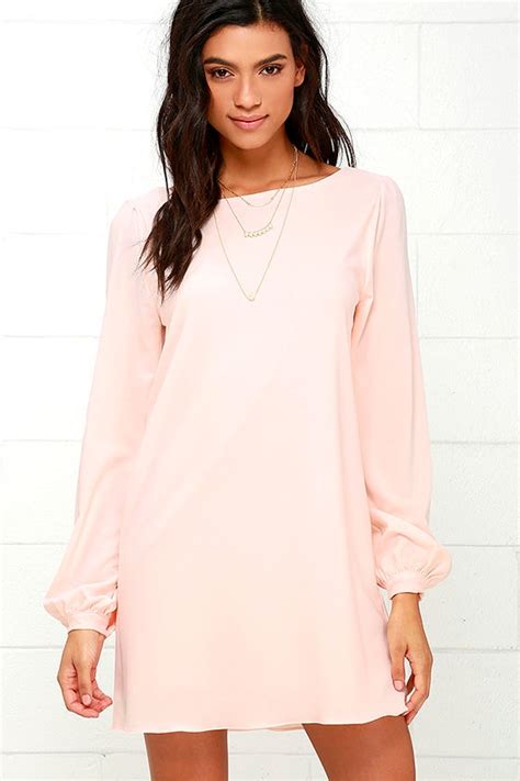 Blush Pink Dress Long Sleeve At Sandra Zimmerman Blog