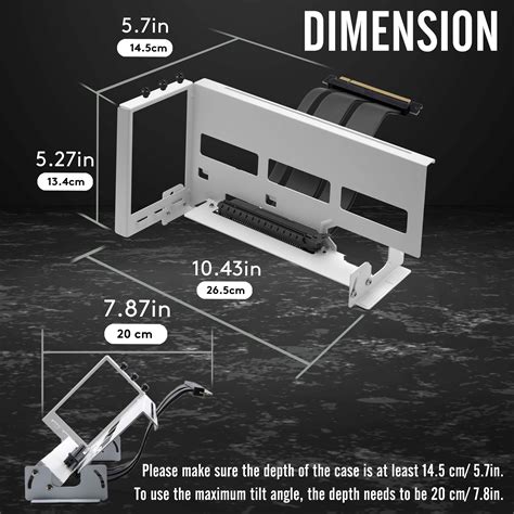 Pcie 40 Multi Angle Gpu Mount Ezdiy Fab