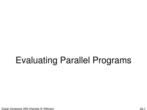 Ppt Evaluating Parallel Programs Powerpoint Presentation Free Download Id4729219