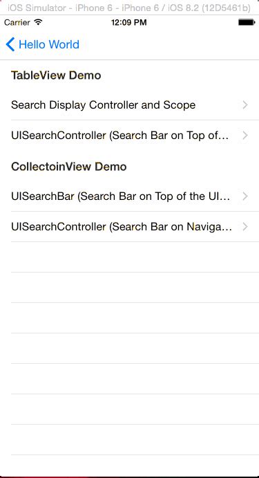 Day 13 Swift “hello World” With Uisearchbar And Uisearchcontroller