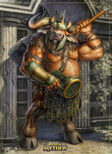 Realms Of Chirak Dandd 5e The Minotaur Character Race