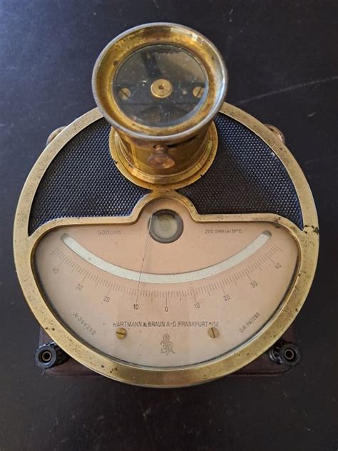 Galvanometer Brass Wood Early 20th Century Catawiki