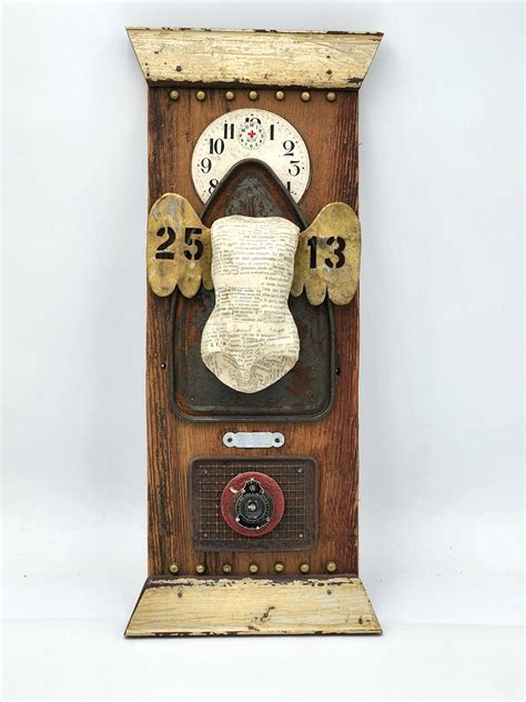 Assemblage Art All Seeing Angel The Hidden South