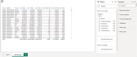 Create A Drill Through Button In Power Bi Crmonce