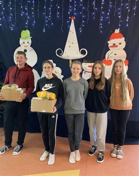 Podziękowanie Od Szkolnego Koła Wolontariatu Szkoła Podstawowa W Łebieńskiej Hucie