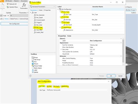Introduction To Ilogic Configuration Rules And Forms