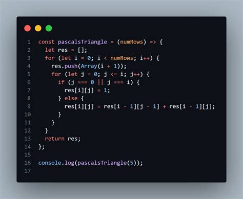 Pascals Triangle How To Loop From 0 To I Arghya Majumder Posted On The Topic Linkedin
