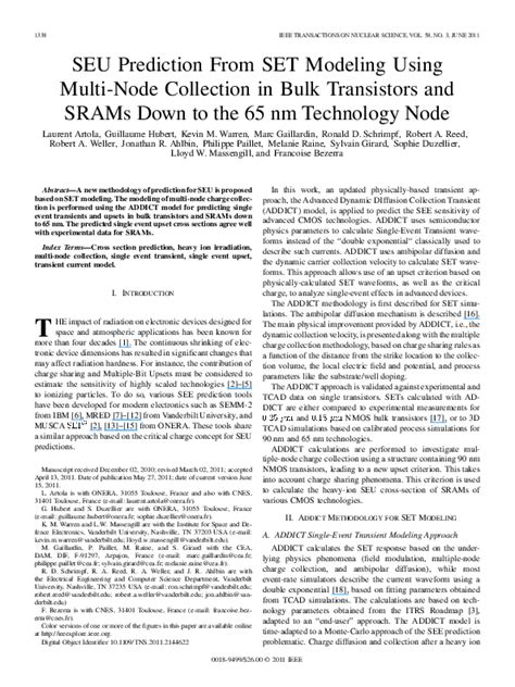 pdf seu prediction from set modeling using multi node collection in