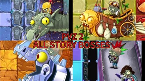 Plants Vs Zombie 2 All Story Bosses Youtube
