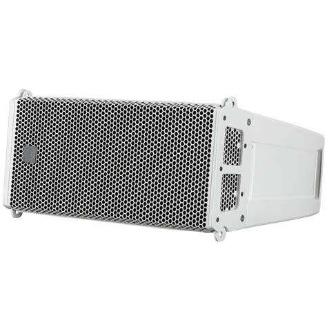 rcf hdl 6 a w dual 6 1400w active line array module white