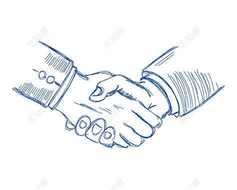 合作共赢卡通素材免费下载 觅知网