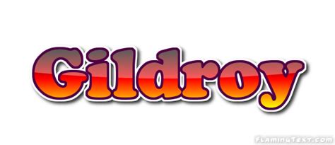 Gildroy Logo Free Name Design Tool From Flaming Text