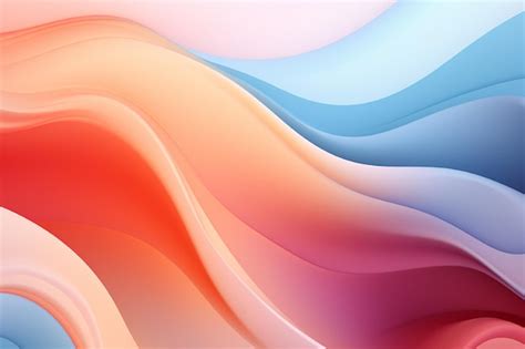 Premium Ai Image A Fluid And Organic Abstract Background With A Mix Of Soft Gradients Creating