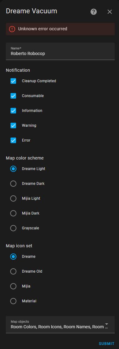Custom Component Dreame Vacuum Page 21 Custom Integrations Home Assistant Community