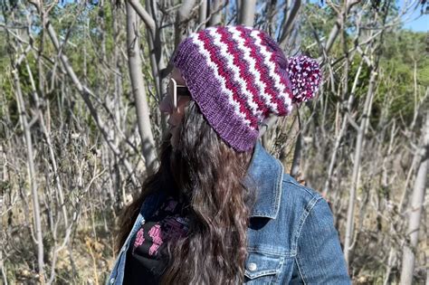 Zig Zag Knit Beanie Pattern Graphic By Knit And Crochet Ever After