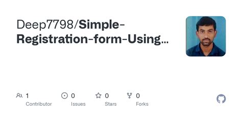 Github Deep7798simple Registration Form Using Mongodb
