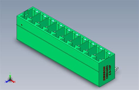 Degson 15edg 系列 3 5mm 插拔式接线端子 Fullpack 15edgrc 3 5 10p 14 00ah Step 模型图纸下载 懒石网