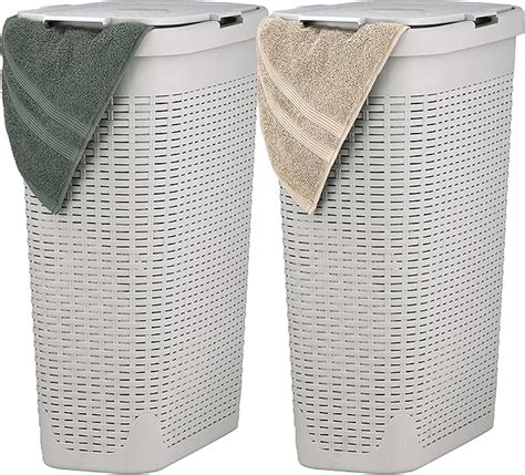 Laundry Basket With Lid Tall At Lori Birdwell Blog