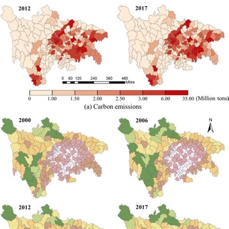 Spatial Temporal Distribution Of Carbon Emissions And Carbon