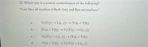 For Questions 22 29 Consider The Following