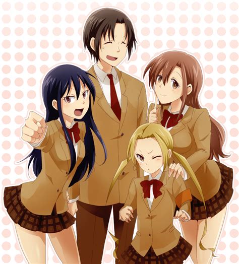 Hatomoto Pon Amakusa Shino Hagimura Suzu Shichijou Aria Tsuda Takatoshi Seitokai Yakuindomo