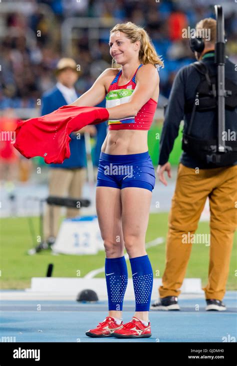 Eliska Klucinova Of Czech Republic In Action During The Athletics