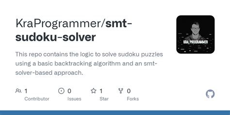 Github Kraprogrammersmt Sudoku Solver This Repo Contains The Logic To Solve Sudoku Puzzles