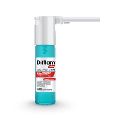 Difflam Plus Anaesthetic Sore Throat Spray 225 Sprays 30ml Difflam