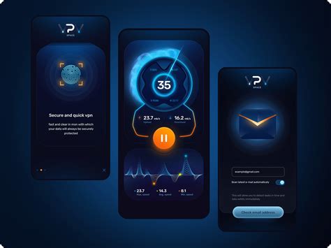Vpn Space Mobile App On Behance