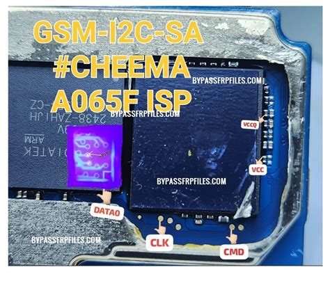 Samsung A06 Sm A065f Isp Emmc Pinout Test Point Frp Bypass Files