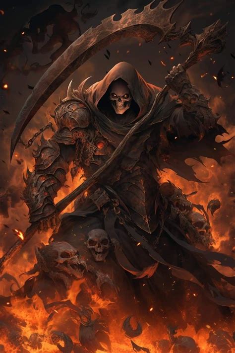 Pin By Steve Schuller On Grim Reaper In 2024 Horror Art Scary Dark