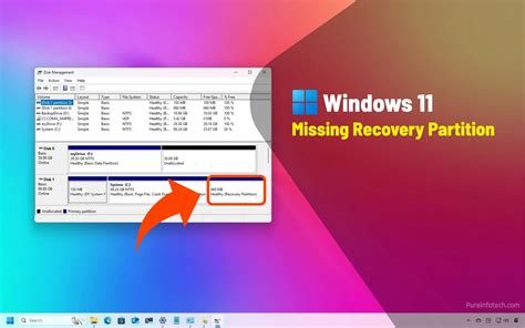 How To Fix Missing Recovery Partition On Windows Pureinfotech