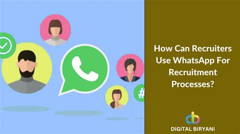 How Can Recruiters Use Whatsapp For Recruitment Process