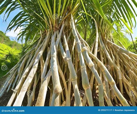 Aerial Prop Roots Of Pandan Tree A Closeup From Bottom Stock Illustration Illustration Of