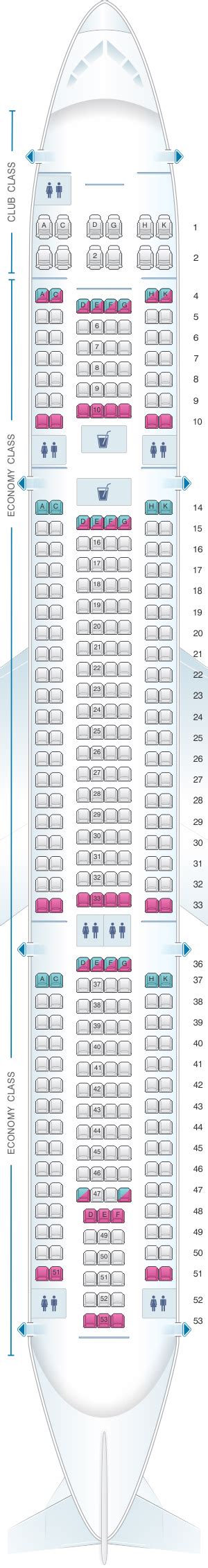 Klm Airbus A330 300 Seat Map