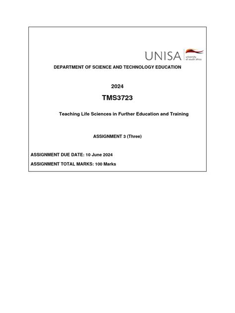 tms 3723 assignment 3 2024 pdf experiment scientific method